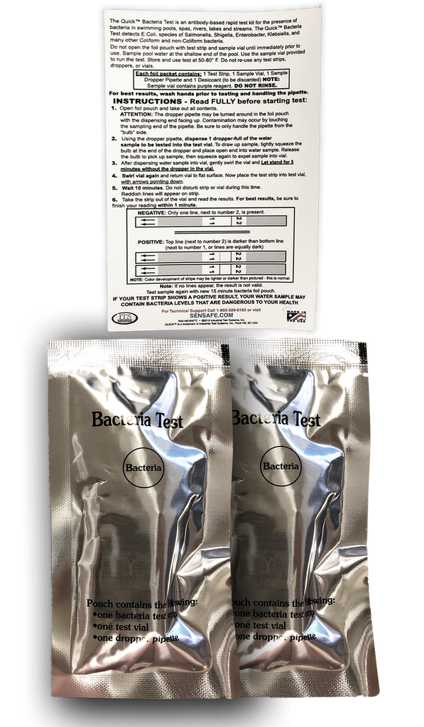 Quick™ 15- Minute Bacteria Coliform Test Kit (2 tests) – SpecialtyFilters